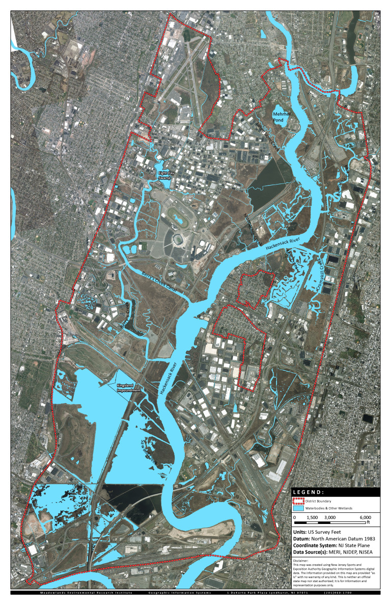 Waterbodies and Other Wetlands Map